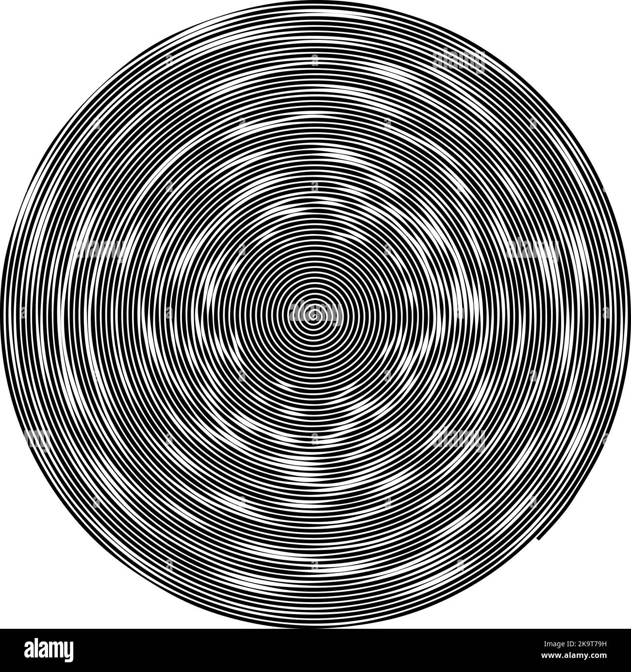Abstract striped vector background in circle. Concentric circles ... Abstract striped vector background in circle. Concentric circles ...