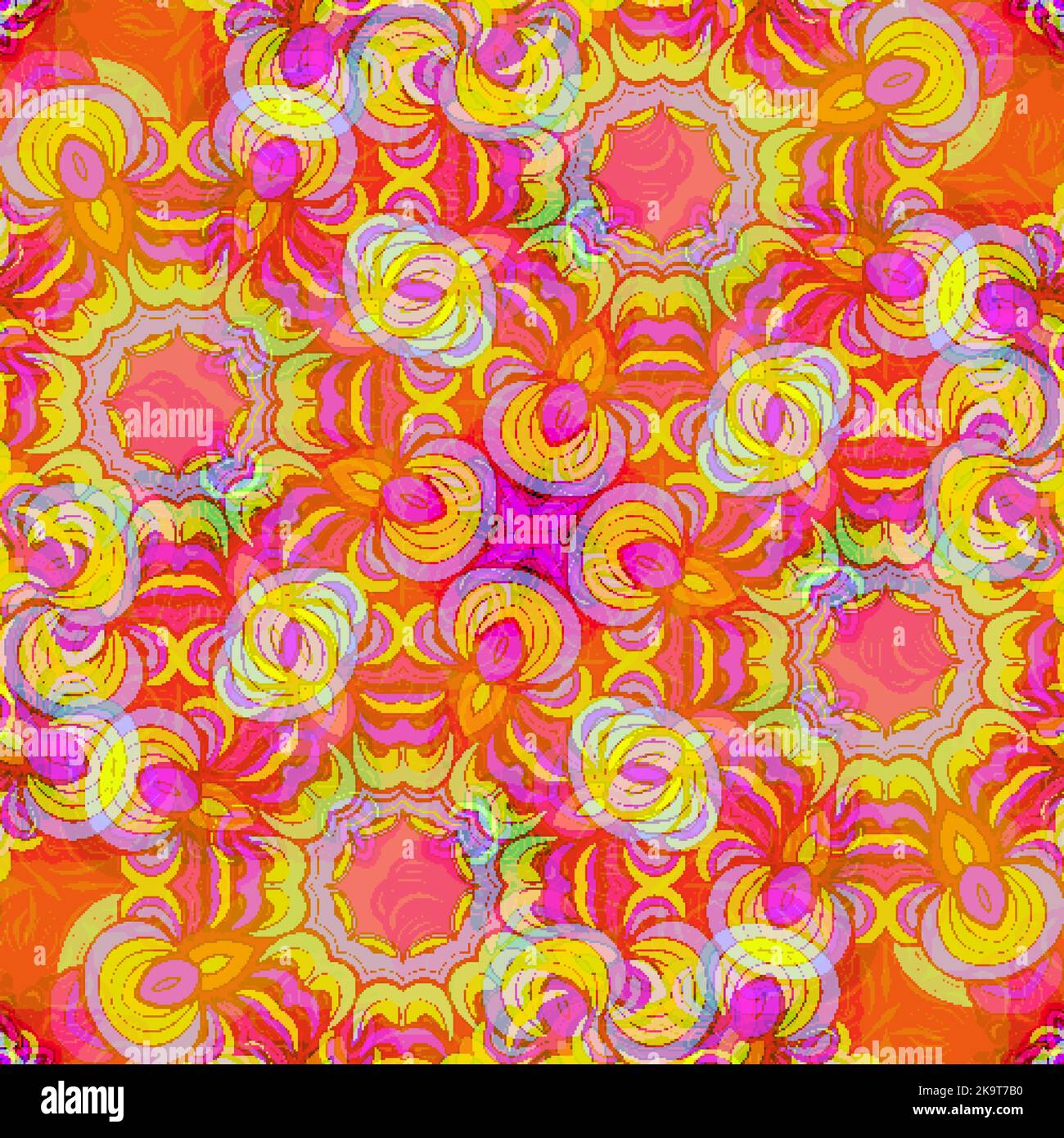 Abstract ornaments, seamless decorative pattern. Vector illustration ...