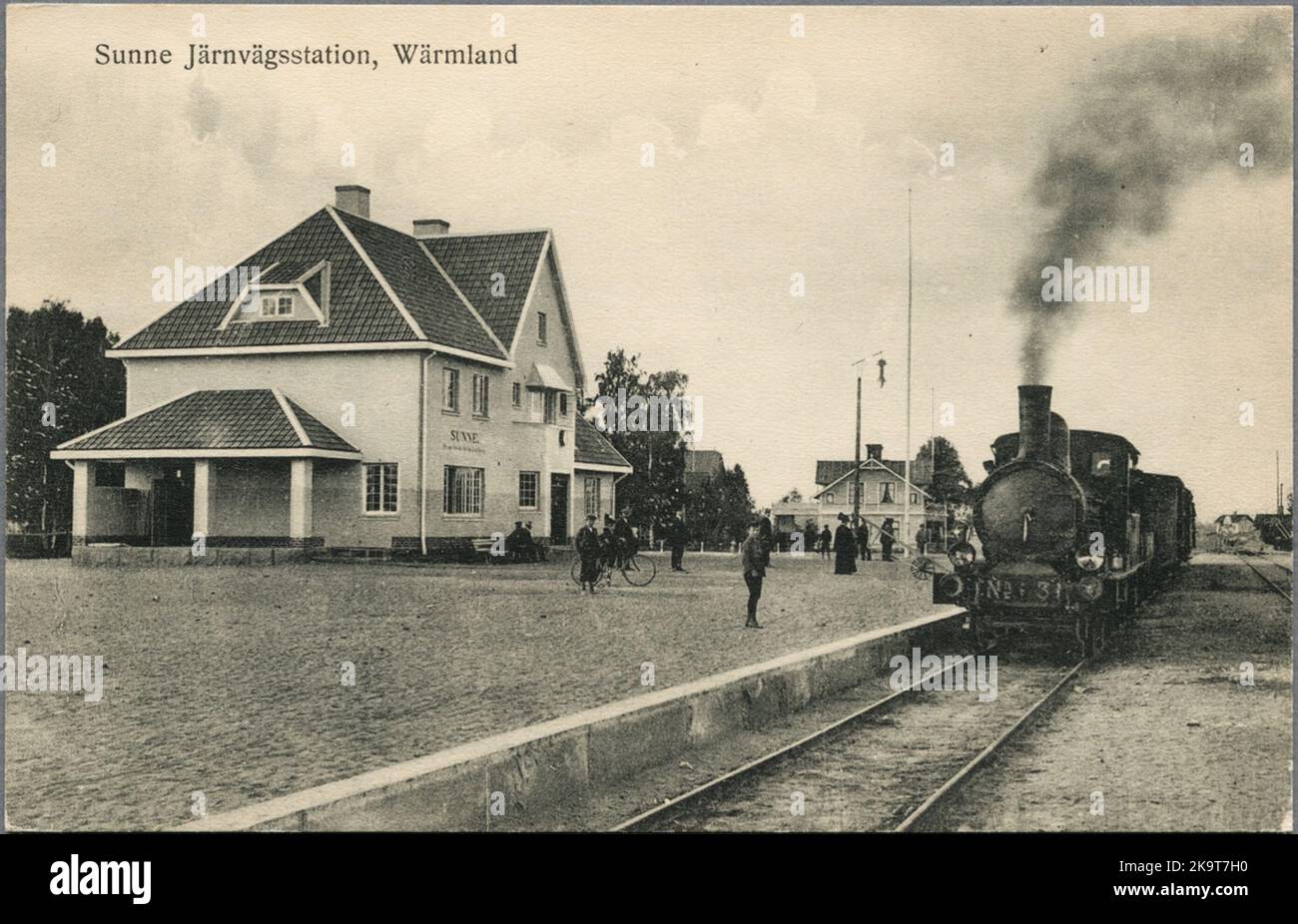 Sunne Railway Station Stock Photo - Alamy