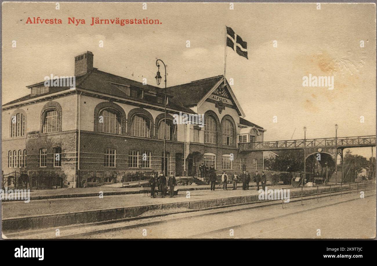The new railway station in Alvesta Stock Photo - Alamy
