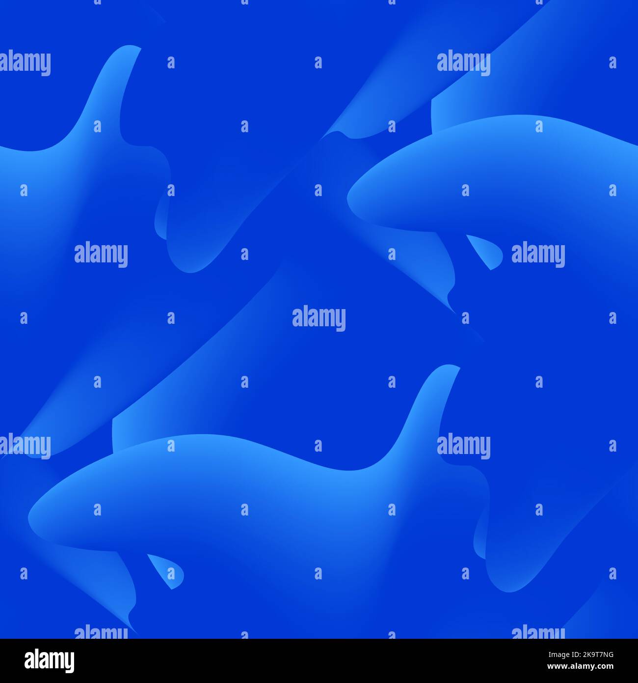 Abstract wavy blue seamless background. Eps 10 with clipping mask ...