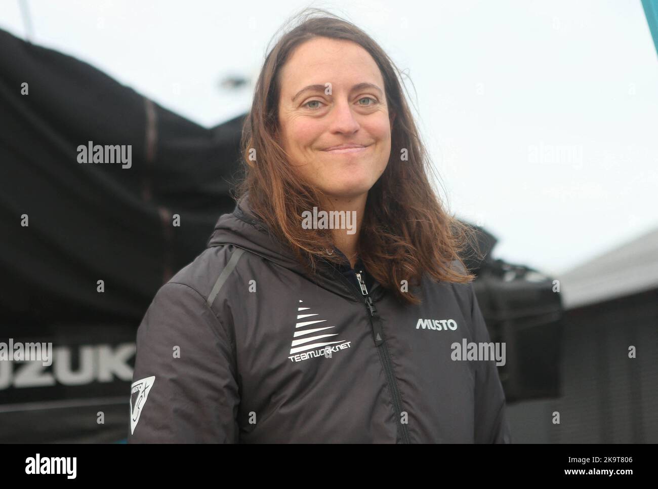Justine Mettraux Skipper Imoca TEAMWORK.NET during the Route du Rhum ...
