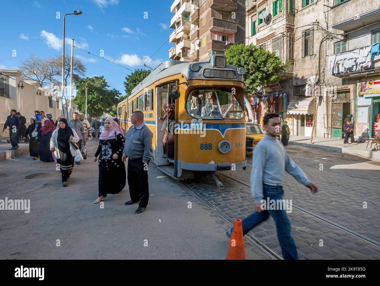 Alexandria tram egypt hi-res stock photography and images - Alamy