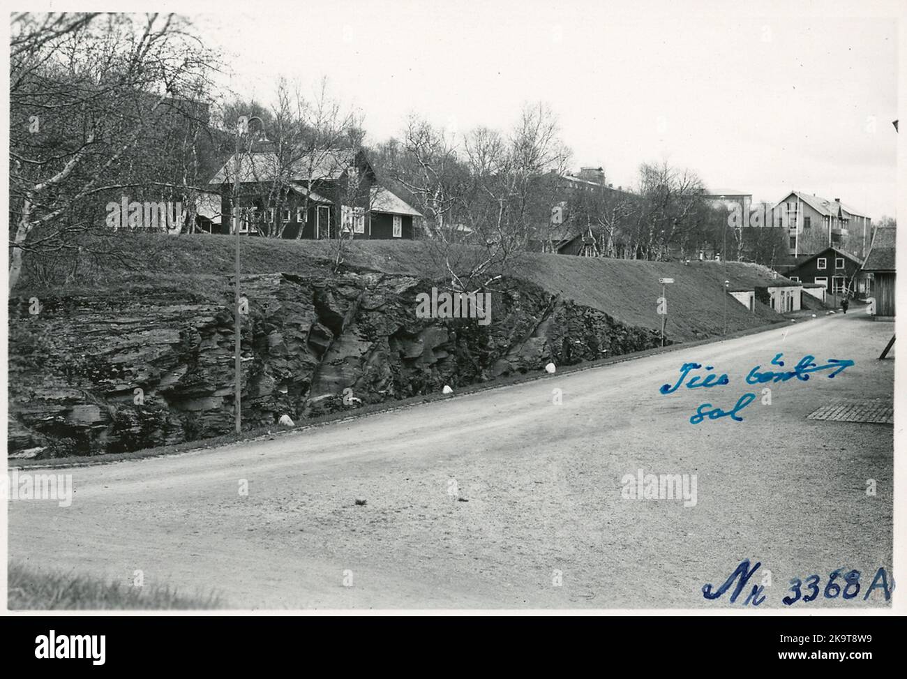 The road and area behind Storlien's station Stock Photo - Alamy