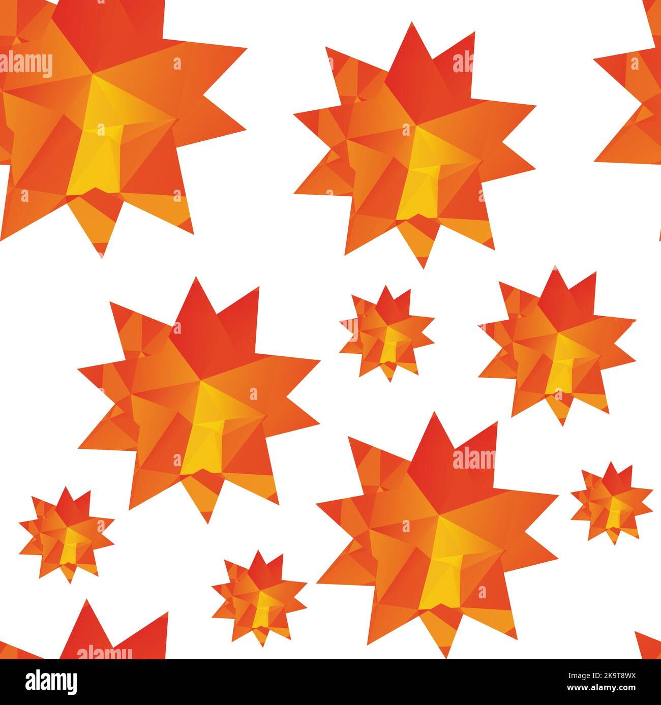 Set of hand drawn stars. Seamless background. Vector illustration Stock ...