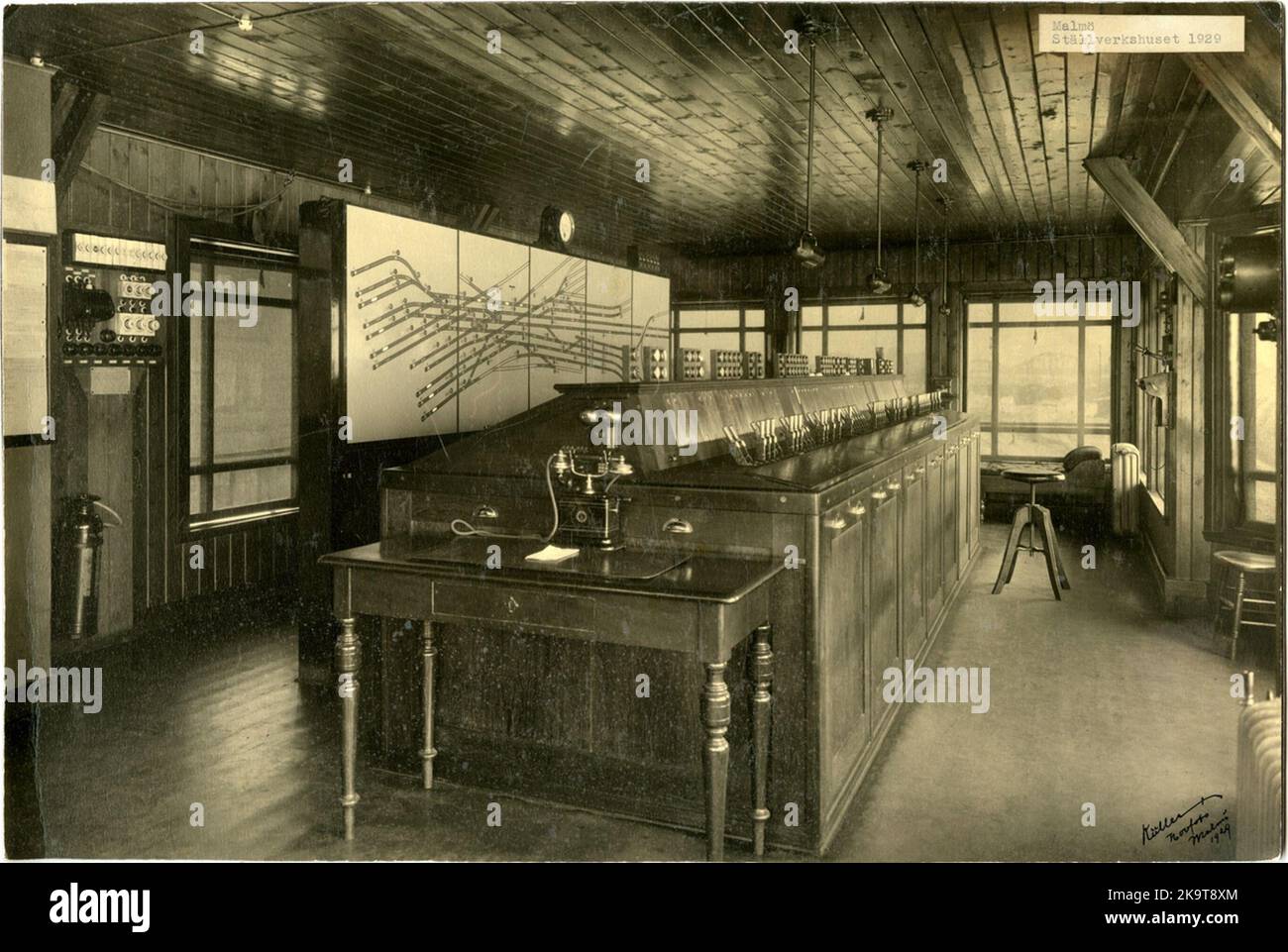 The switchgear house in Malmö 1929 Stock Photo - Alamy