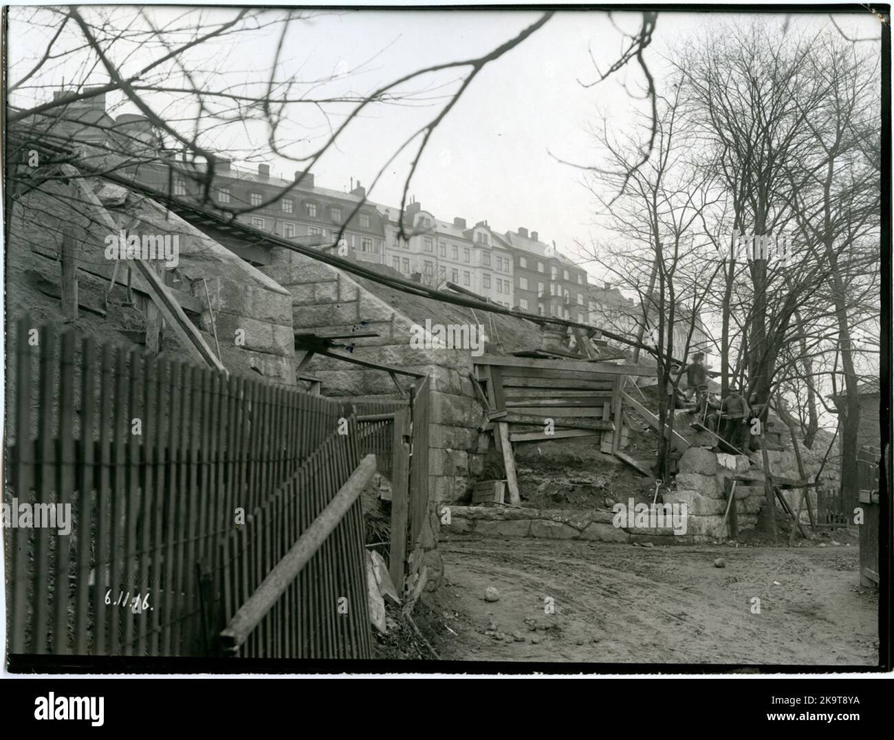 Rebuilding of Karlberg Stock Photo - Alamy