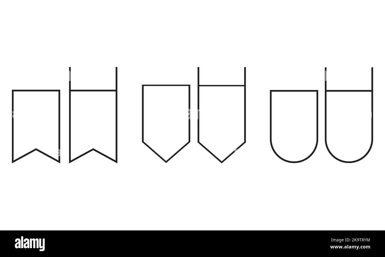 Set color banners text Black and White Stock Photos & Images - Alamy