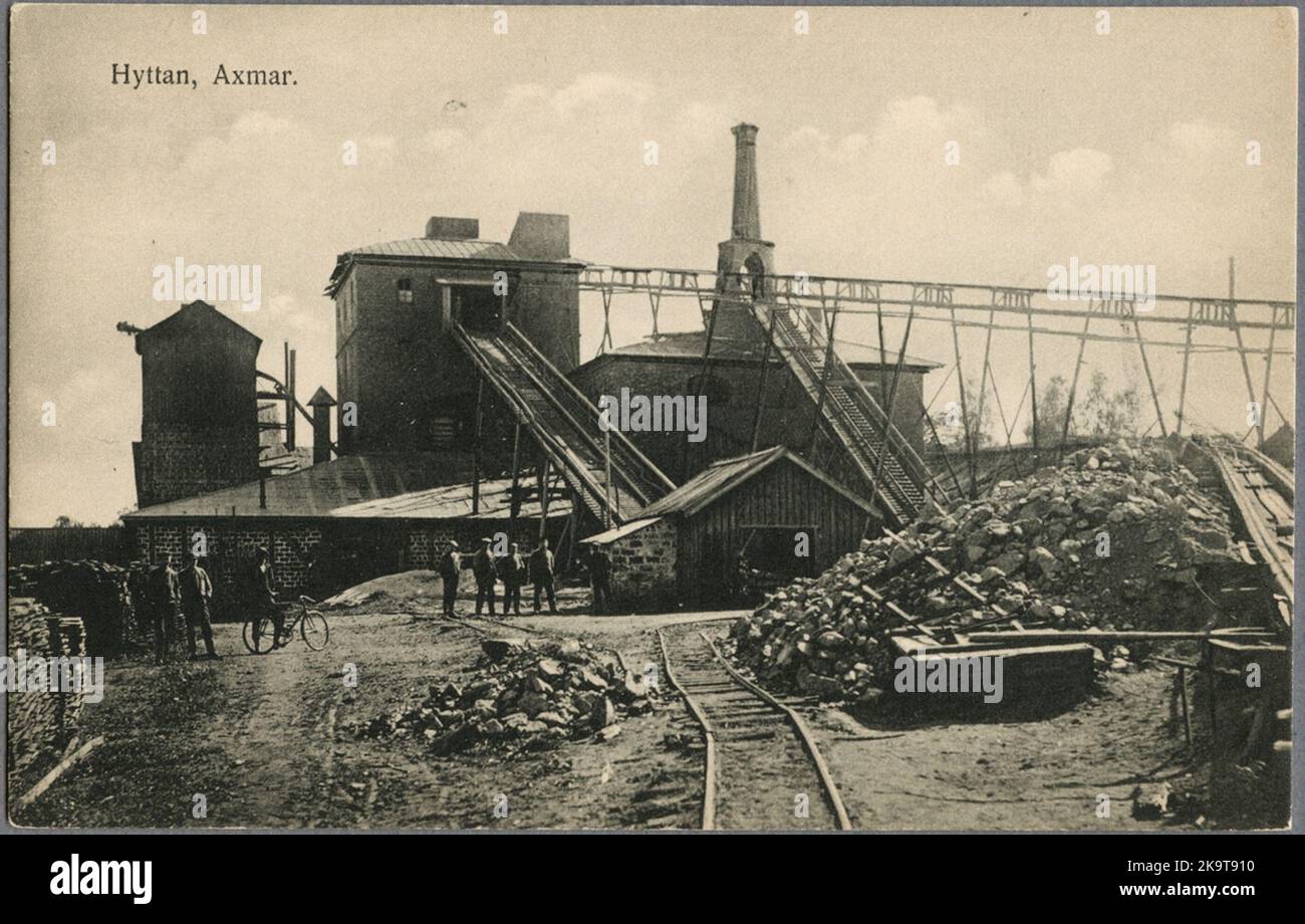 The cabin, Axmar's mill Stock Photo - Alamy