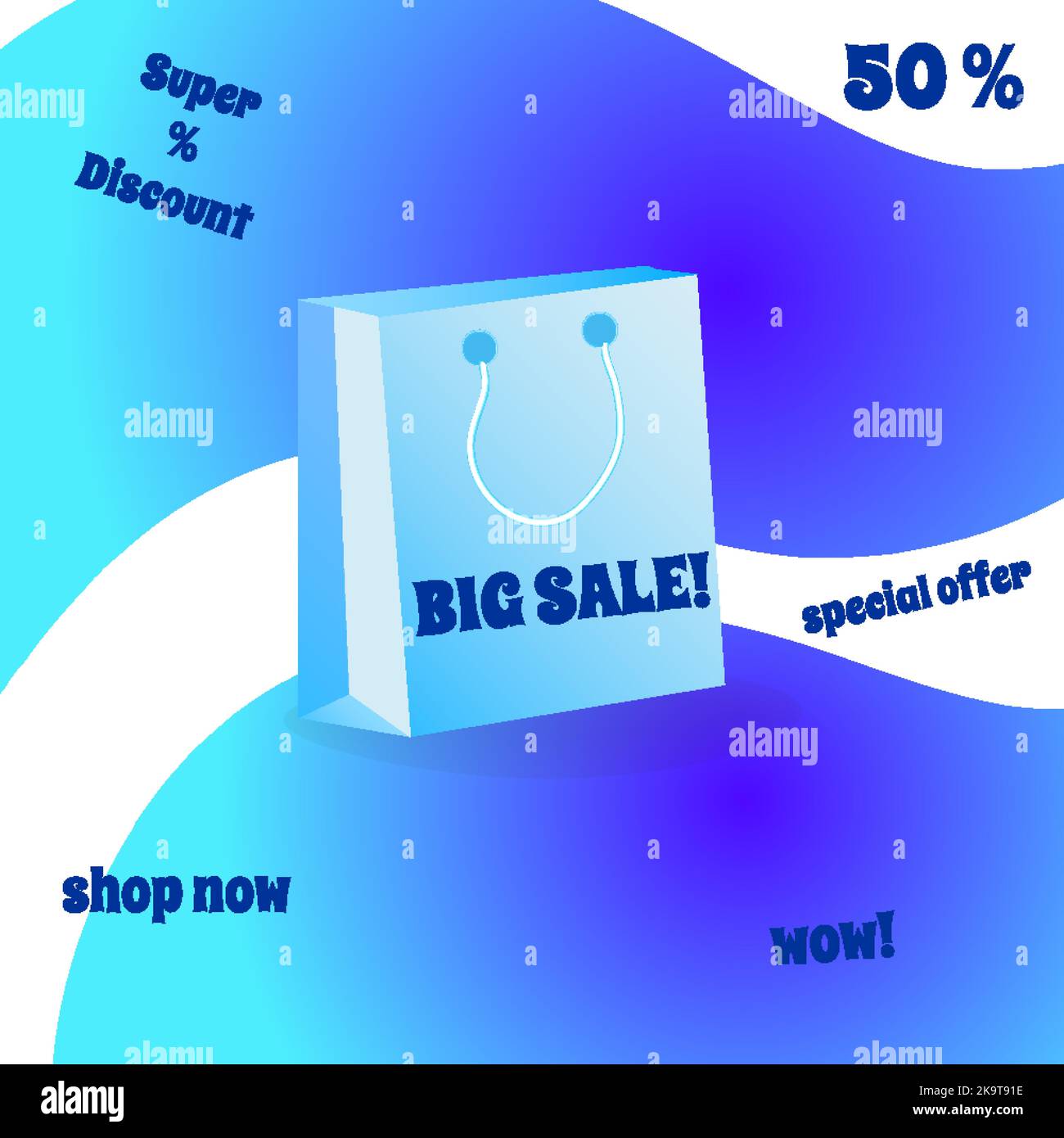 Big sale banner on abstract background. Sale and discounts Stock Vector ...