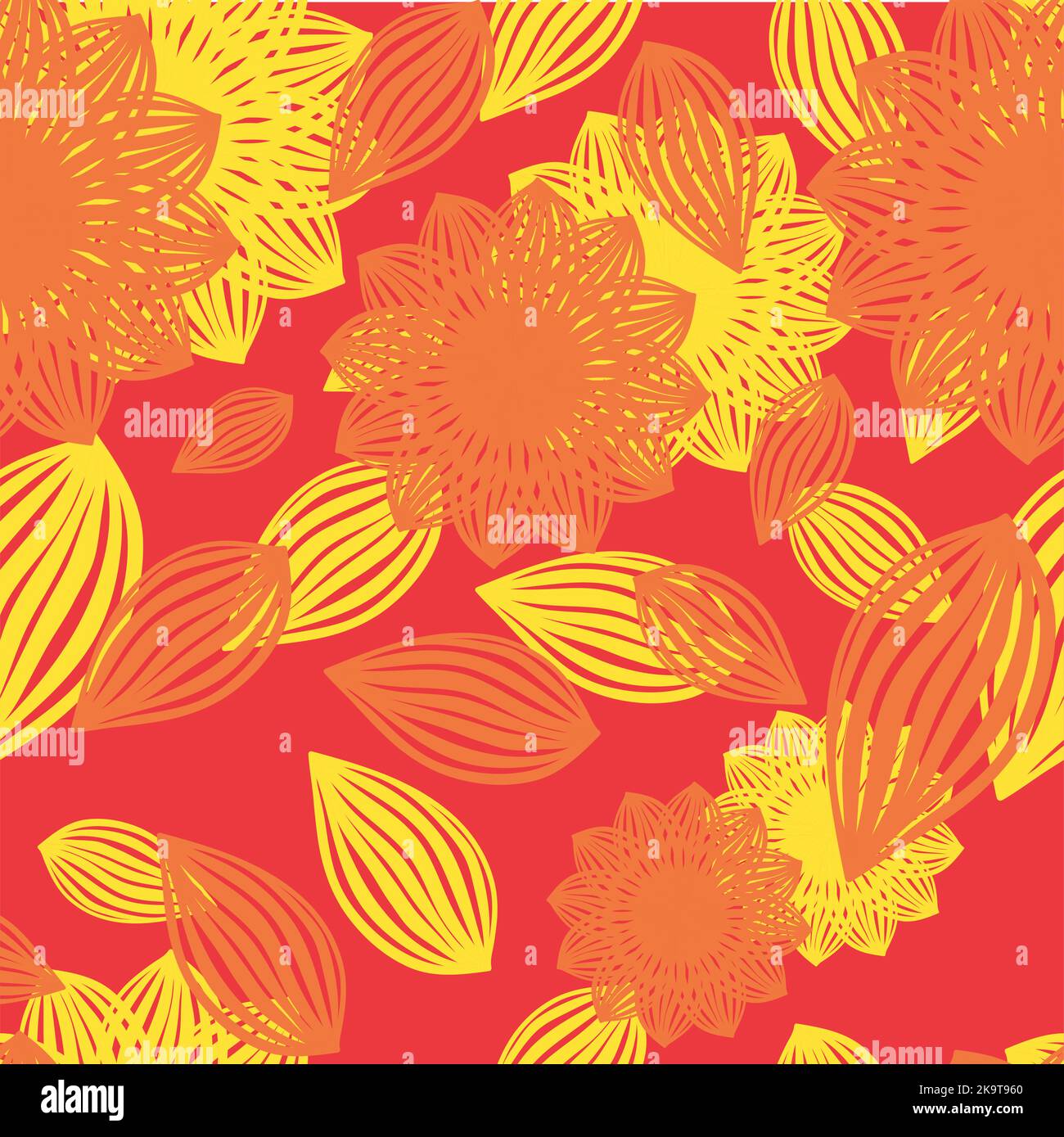 Abstract ornaments, seamless decorative pattern. Vector illustration ...