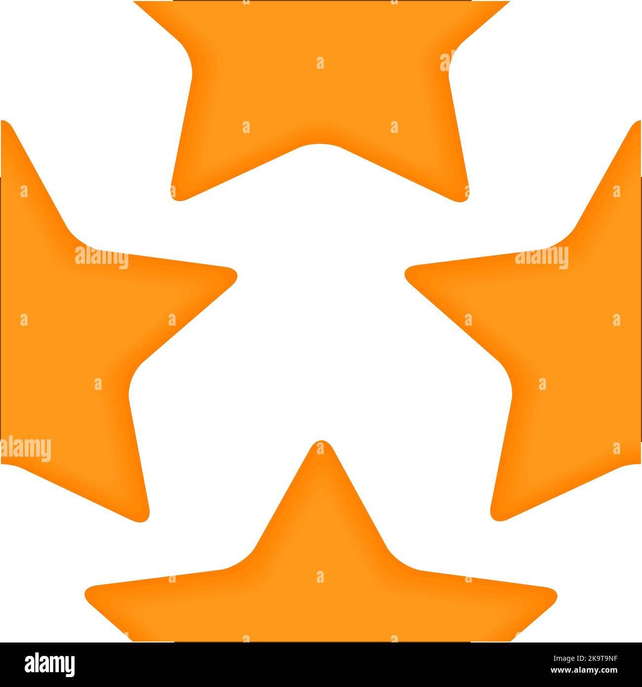 Set of hand drawn stars. Seamless background. Vector illustration Stock ...