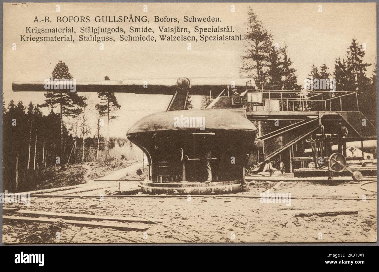 AB Bofors Gullspång in Bofors Stock Photo - Alamy