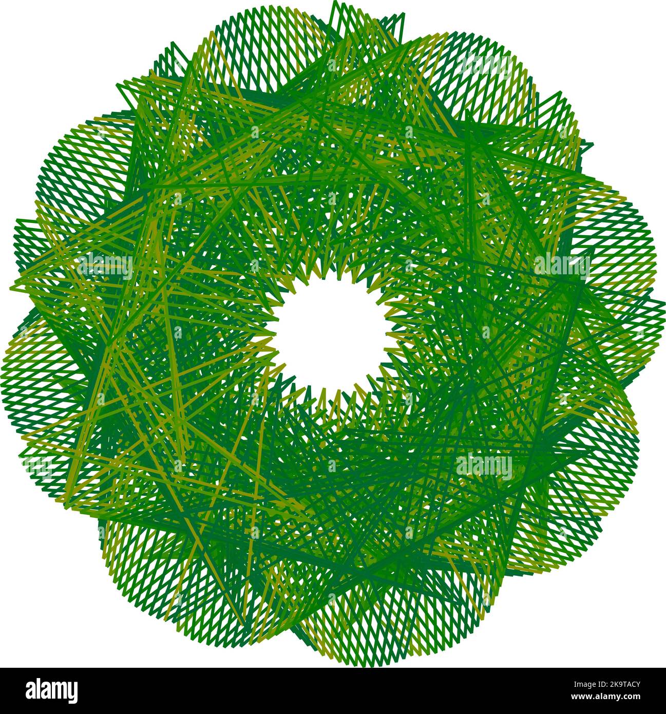 Abstract decorative floral spirograph circular element. Vector shape Stock Vector Image & Art ...