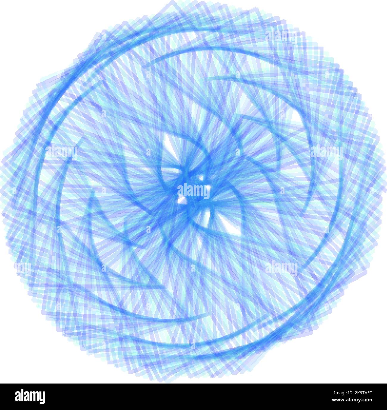 Abstract decorative spirograph circular element. Vector shape Stock Vector Image & Art - Alamy