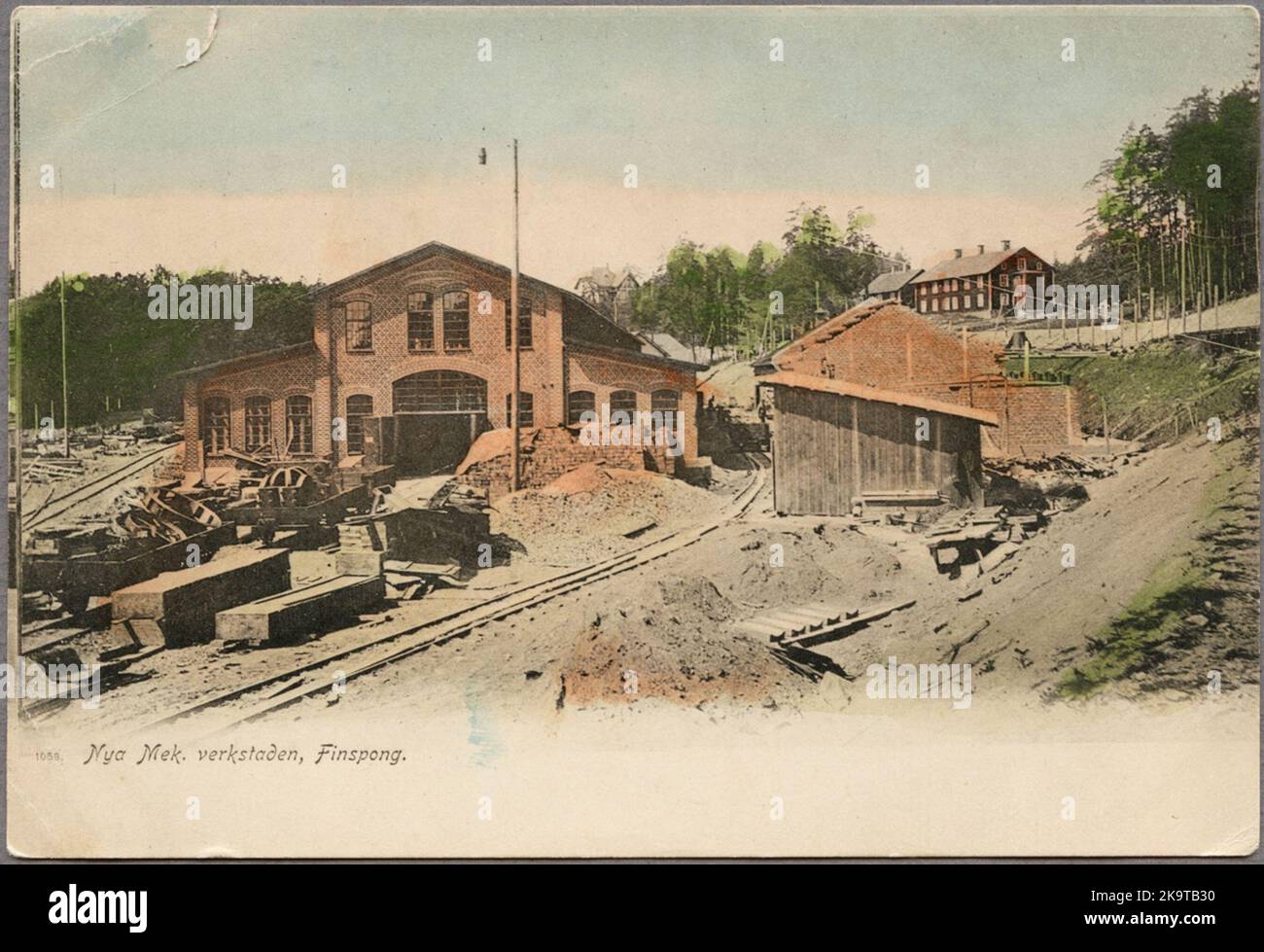 Mechanical workshop in Finspång Stock Photo - Alamy