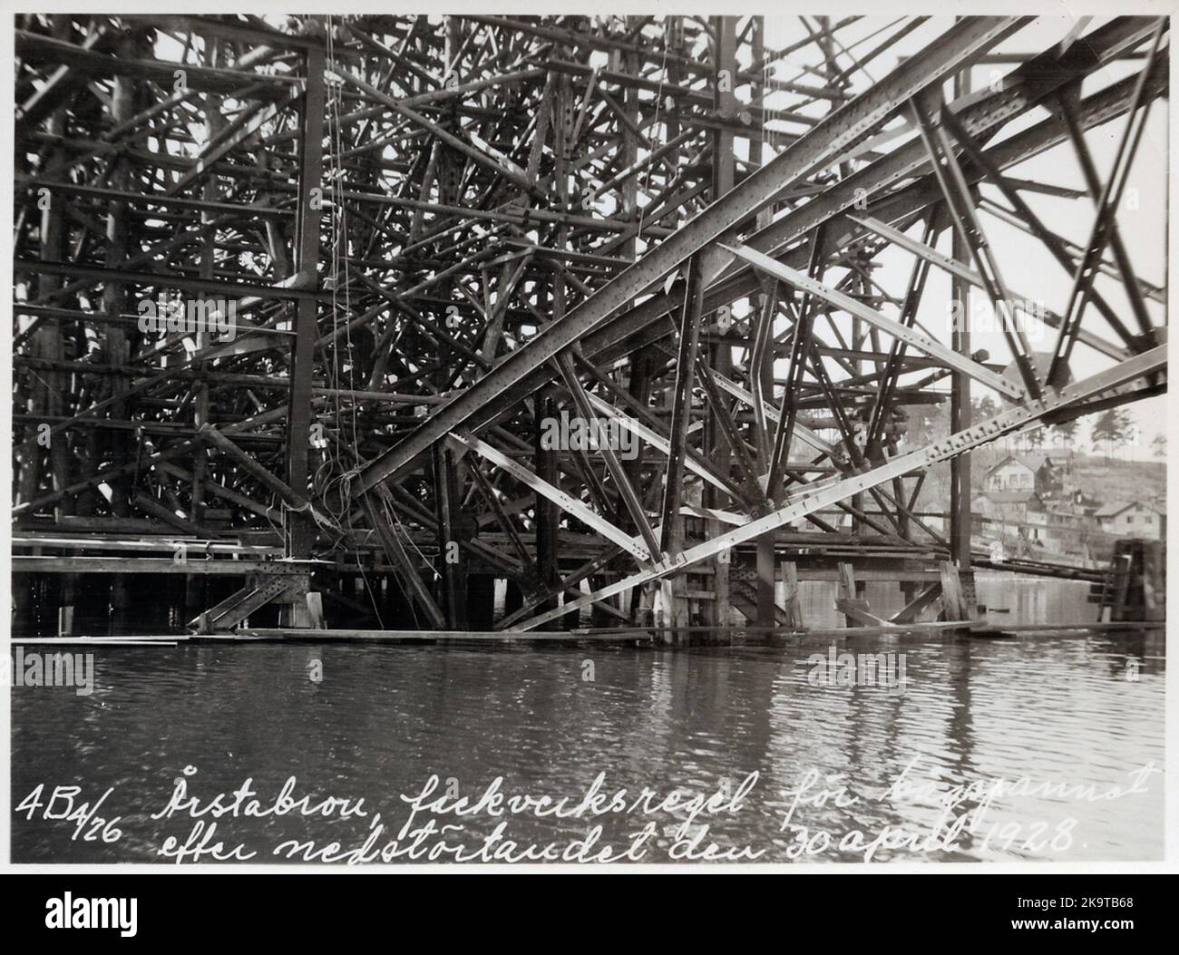 The steel structure has collapsed during set Stock Photo - Alamy
