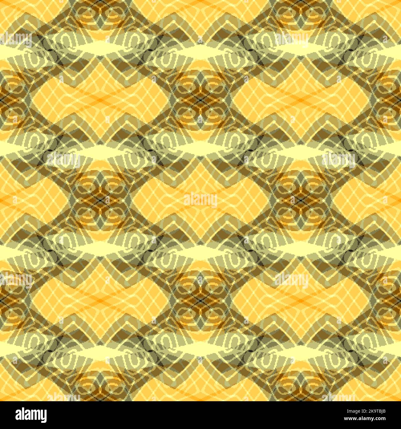 Abstract ornaments, seamless decorative pattern. Vector illustration ...
