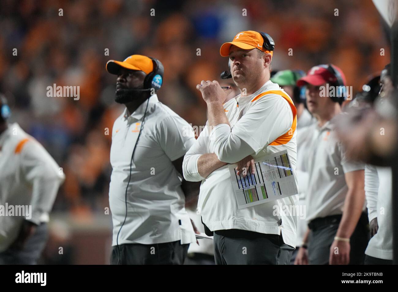 October 29, 2022: head coach Josh Heupel of the Tennessee Volunteers ...