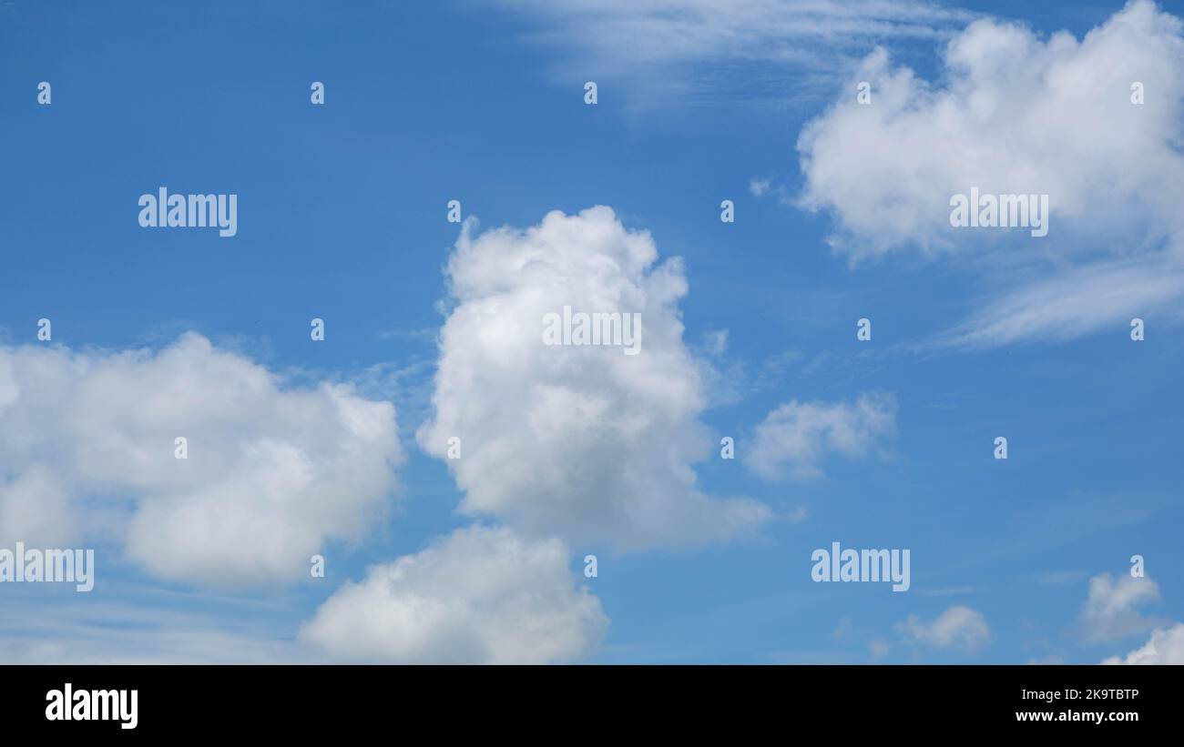 blue cloudy sky as background Stock Photo - Alamy