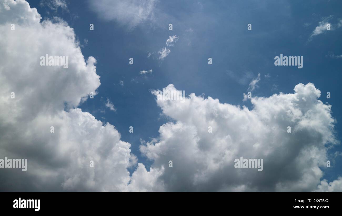 blue cloudy sky as background Stock Photo - Alamy