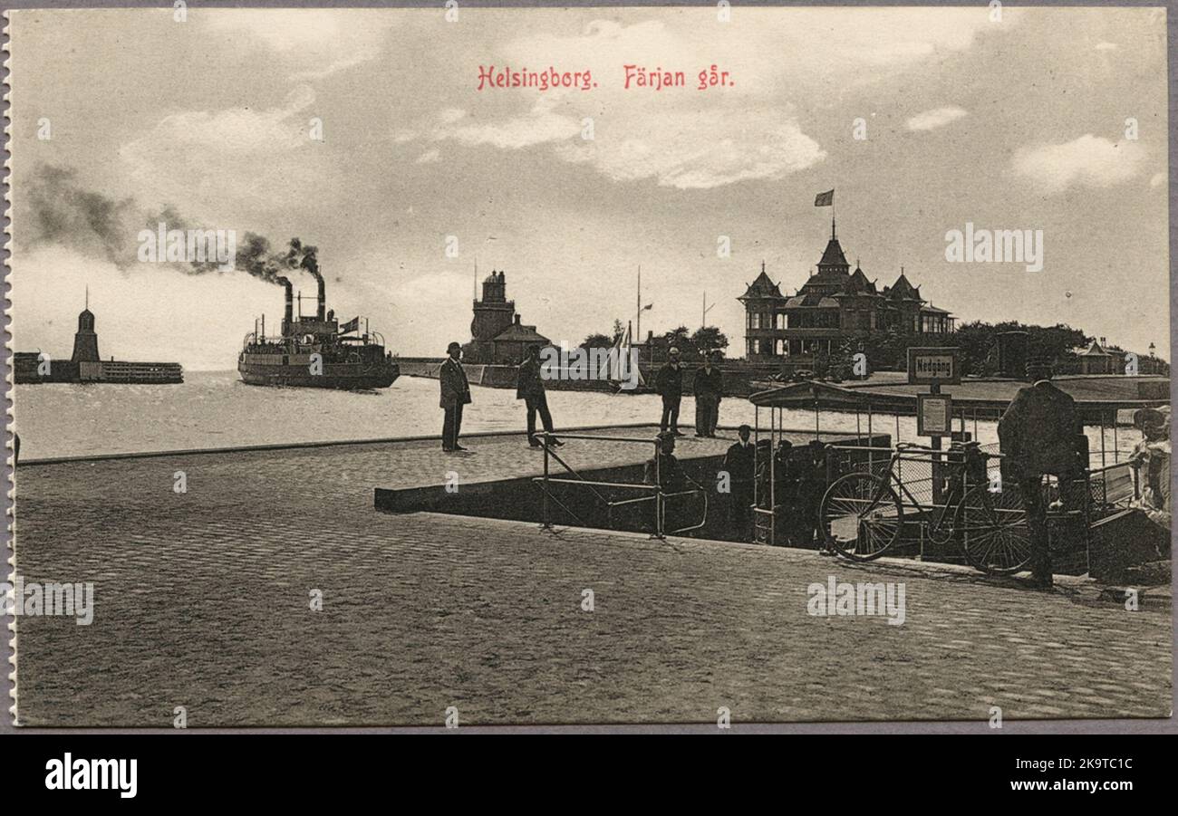 The ferry bridge Stock Photo - Alamy