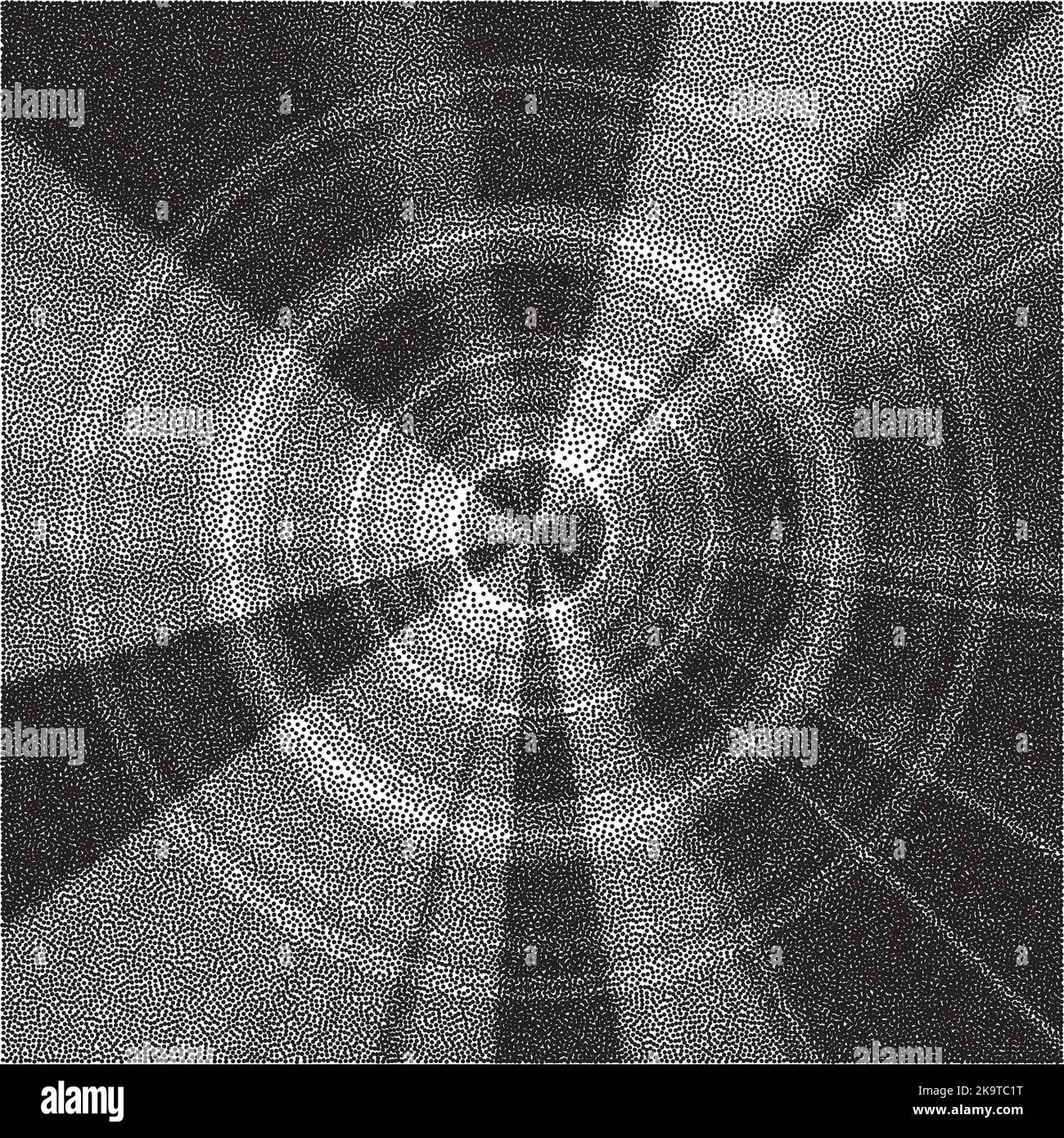 Abstract design with spiral lines of dots Stock Vector Image & Art - Alamy