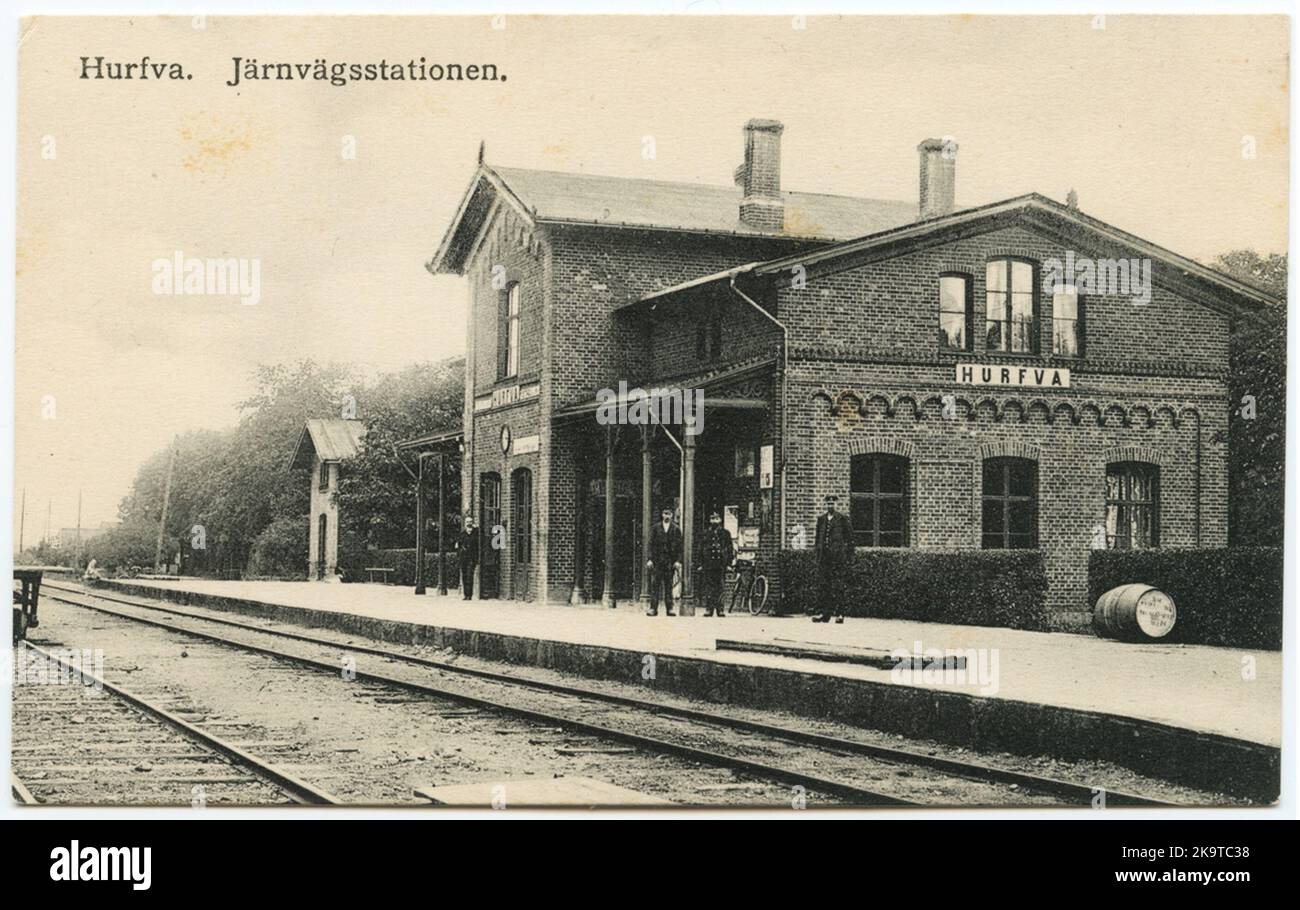Hurva railway station Stock Photo - Alamy