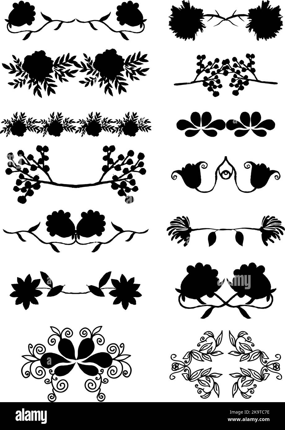 Romantic borders Stock Vector Images - Alamy