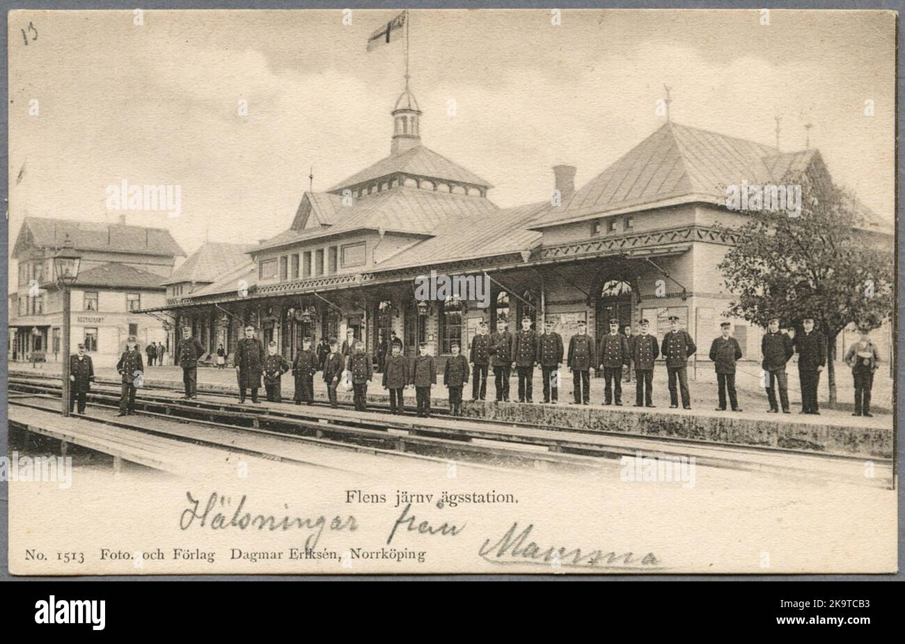 Flen railway station Stock Photo - Alamy