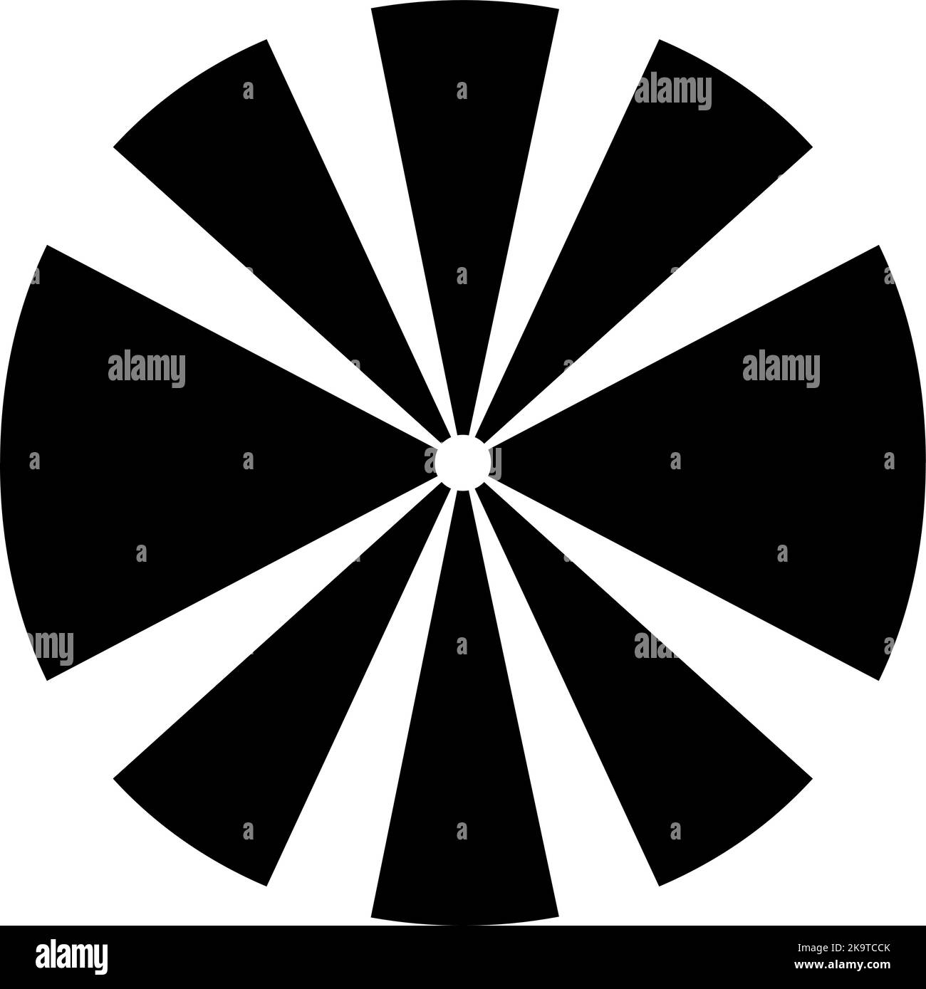 Abstract black shape on white background. Element for design Stock ...