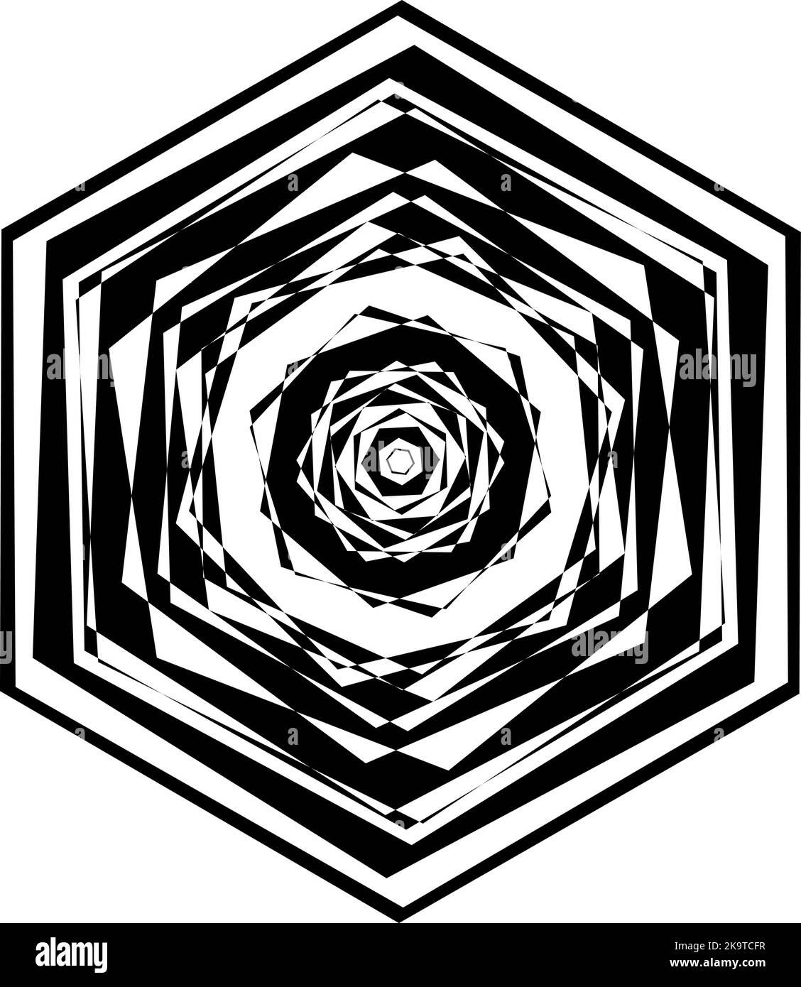 Abstract kaleidoscopic pattern design Stock Vector Images - Alamy