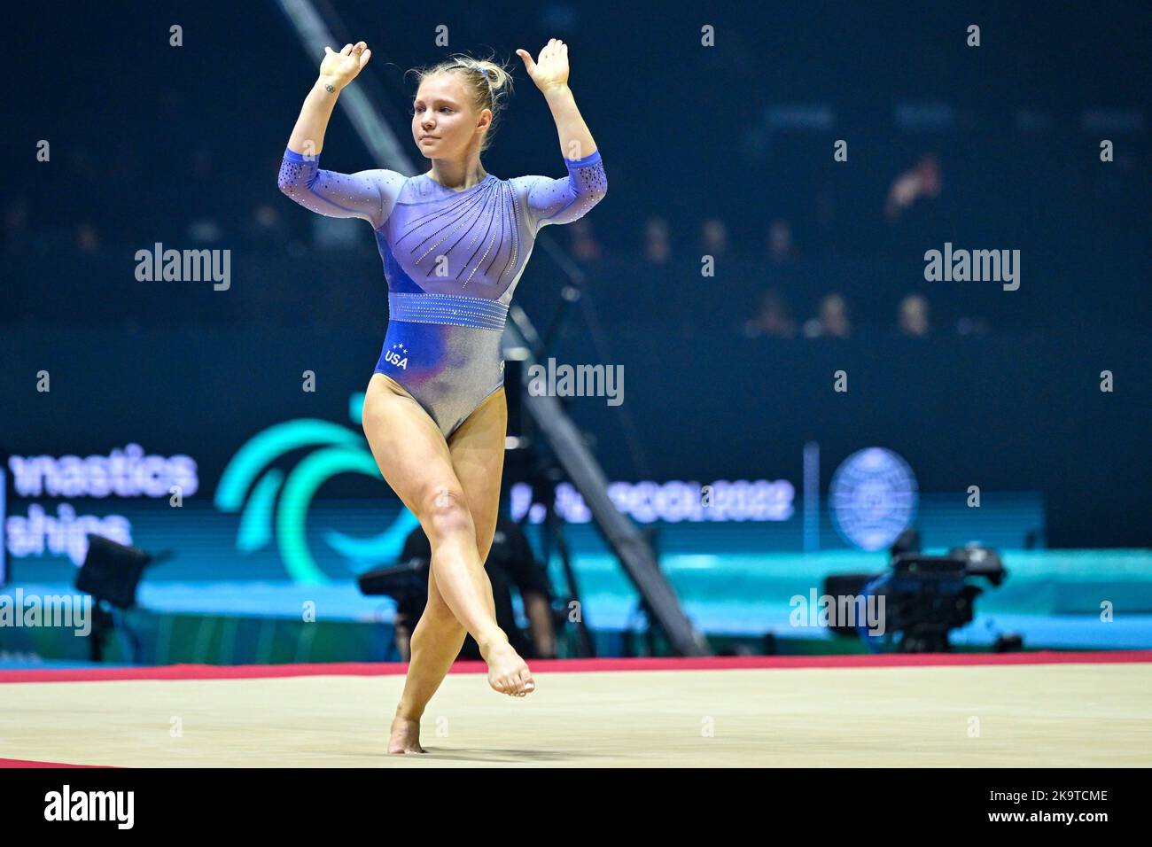 Women’s Qualifications, Liverpool, Italy, October 30, 2022, Jade Carey ...