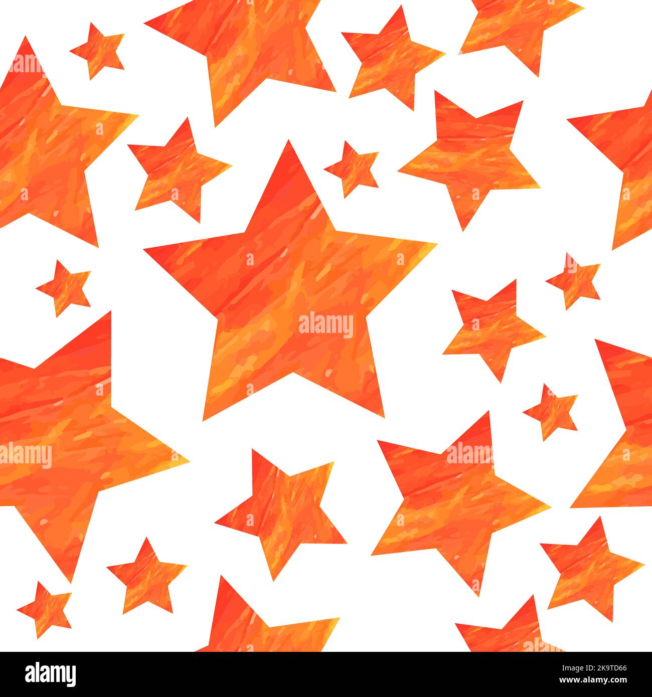 Set of hand drawn stars. Seamless background. Vector illustration Stock ...