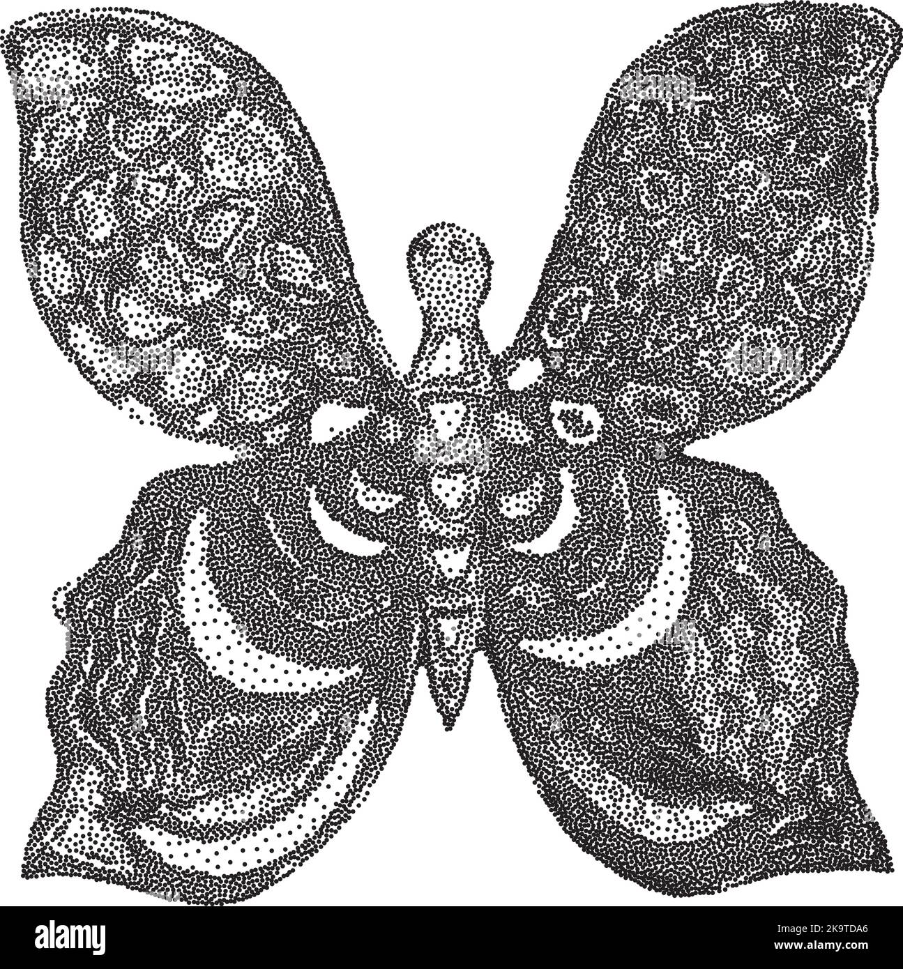 Stipple butterfly Stock Vector Images - Alamy