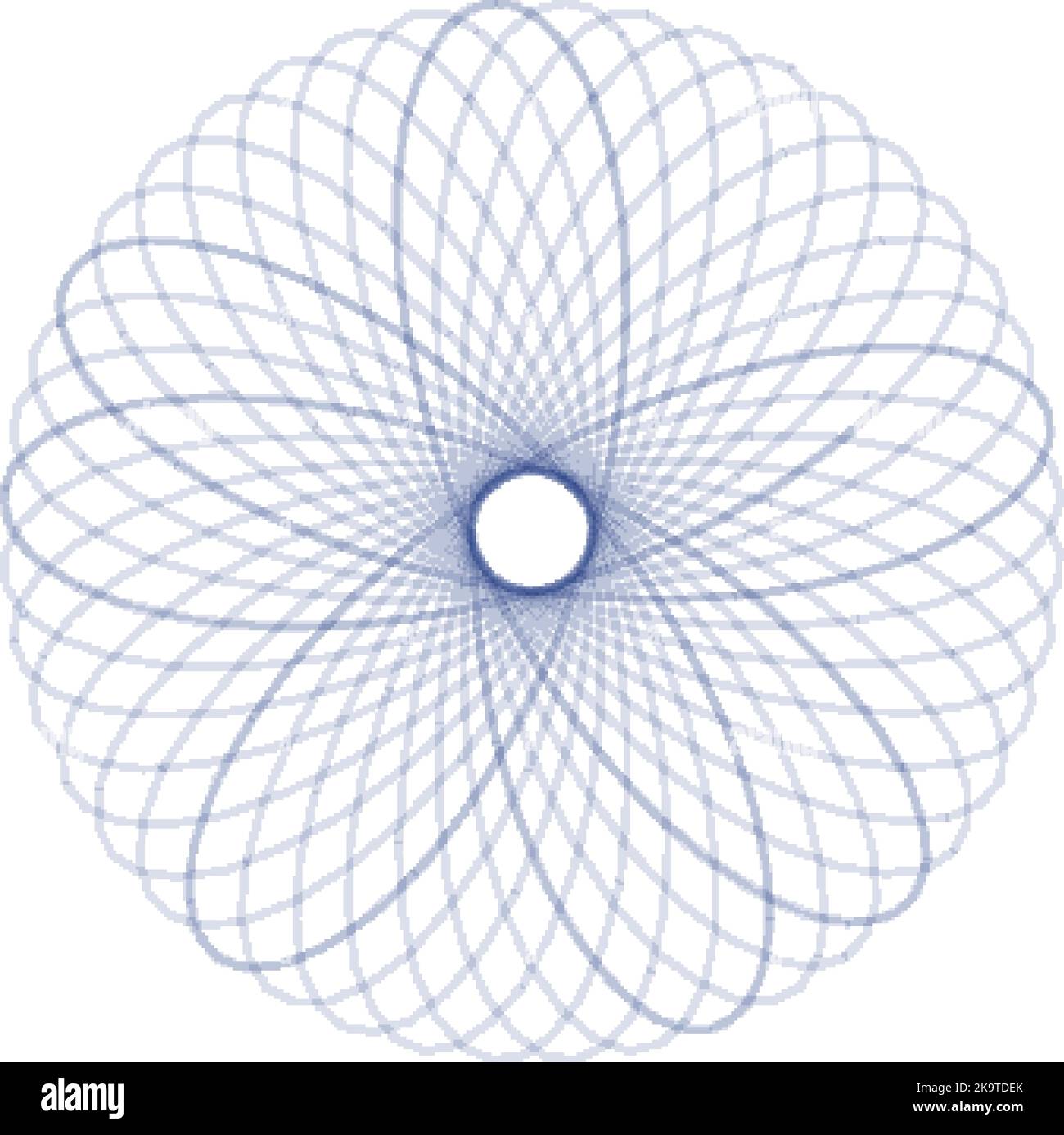 Abstract decorative spirograph circular element. Vector shape Stock Vector Image & Art - Alamy