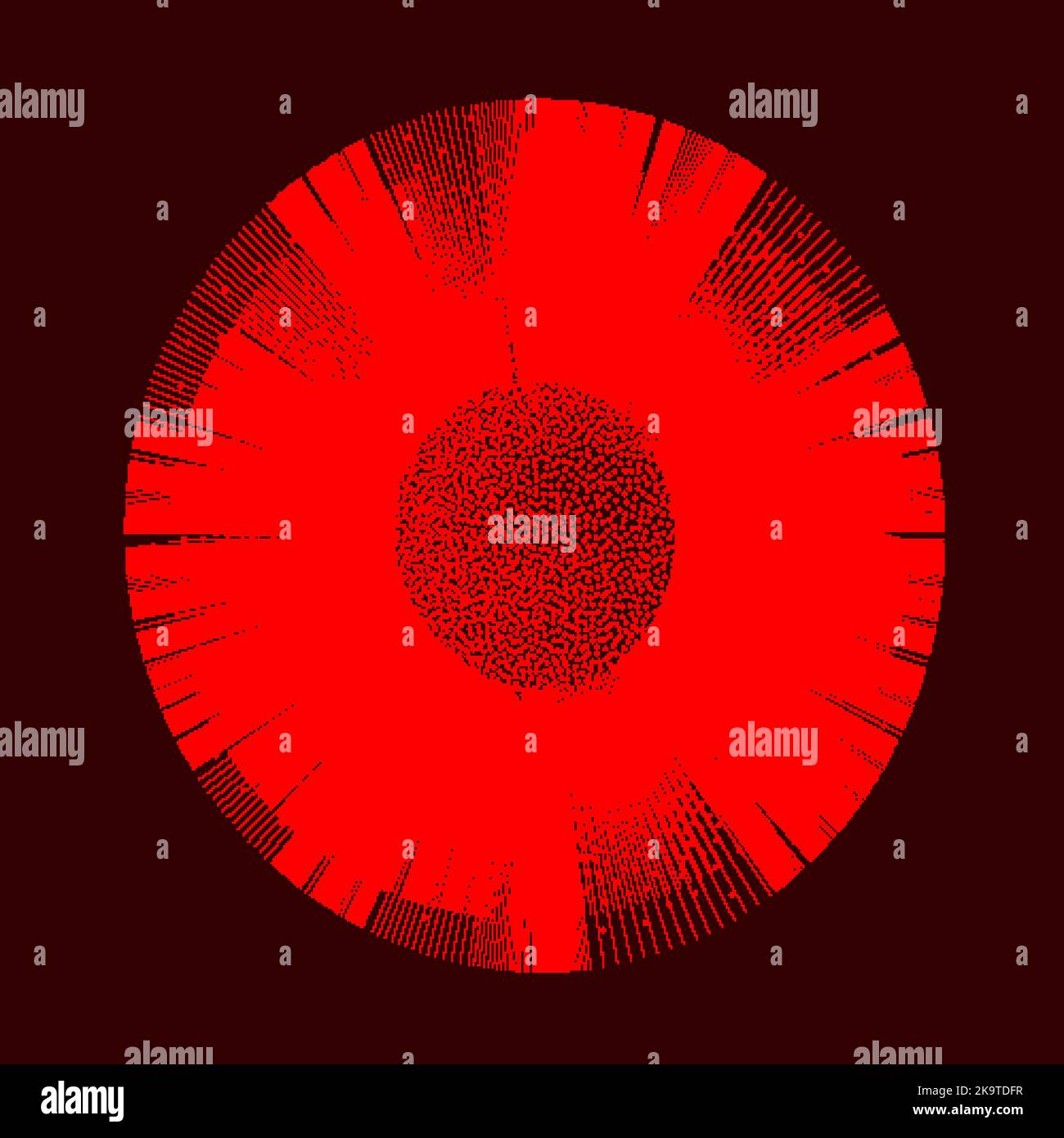 Abstract dotted design element. Red cosmic background Stock Vector ...