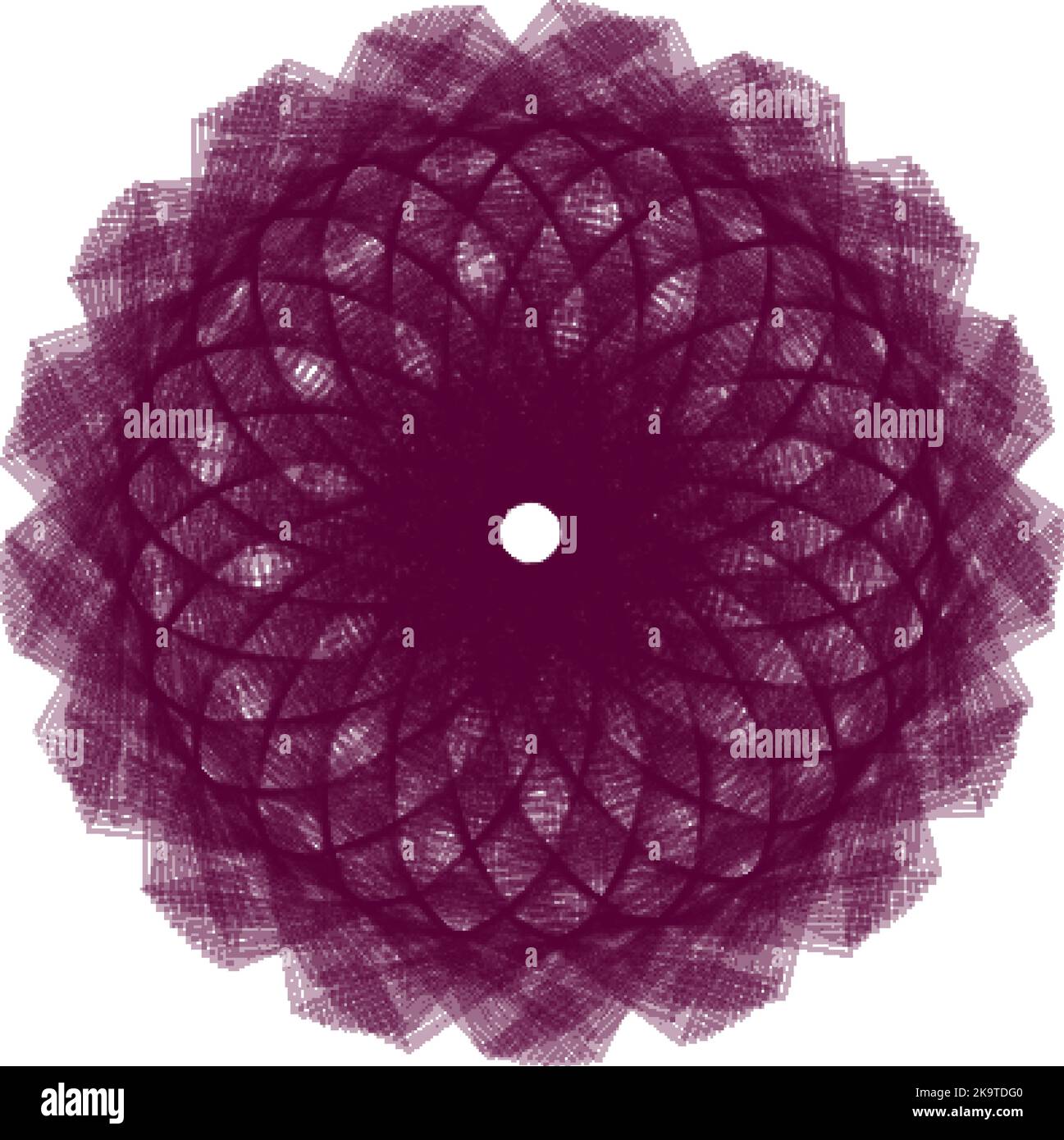 Spirograph flower Stock Vector Images - Alamy