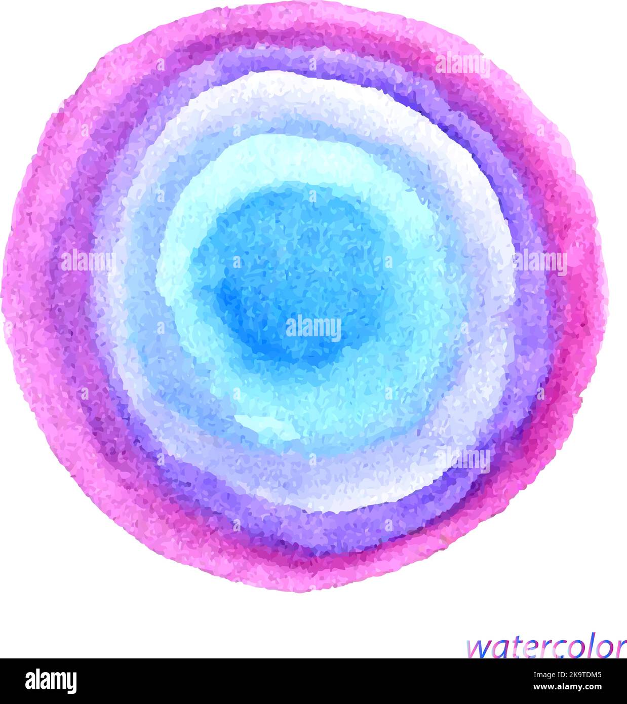 Hand painted colorful texture, element for design Stock Vector Image ...