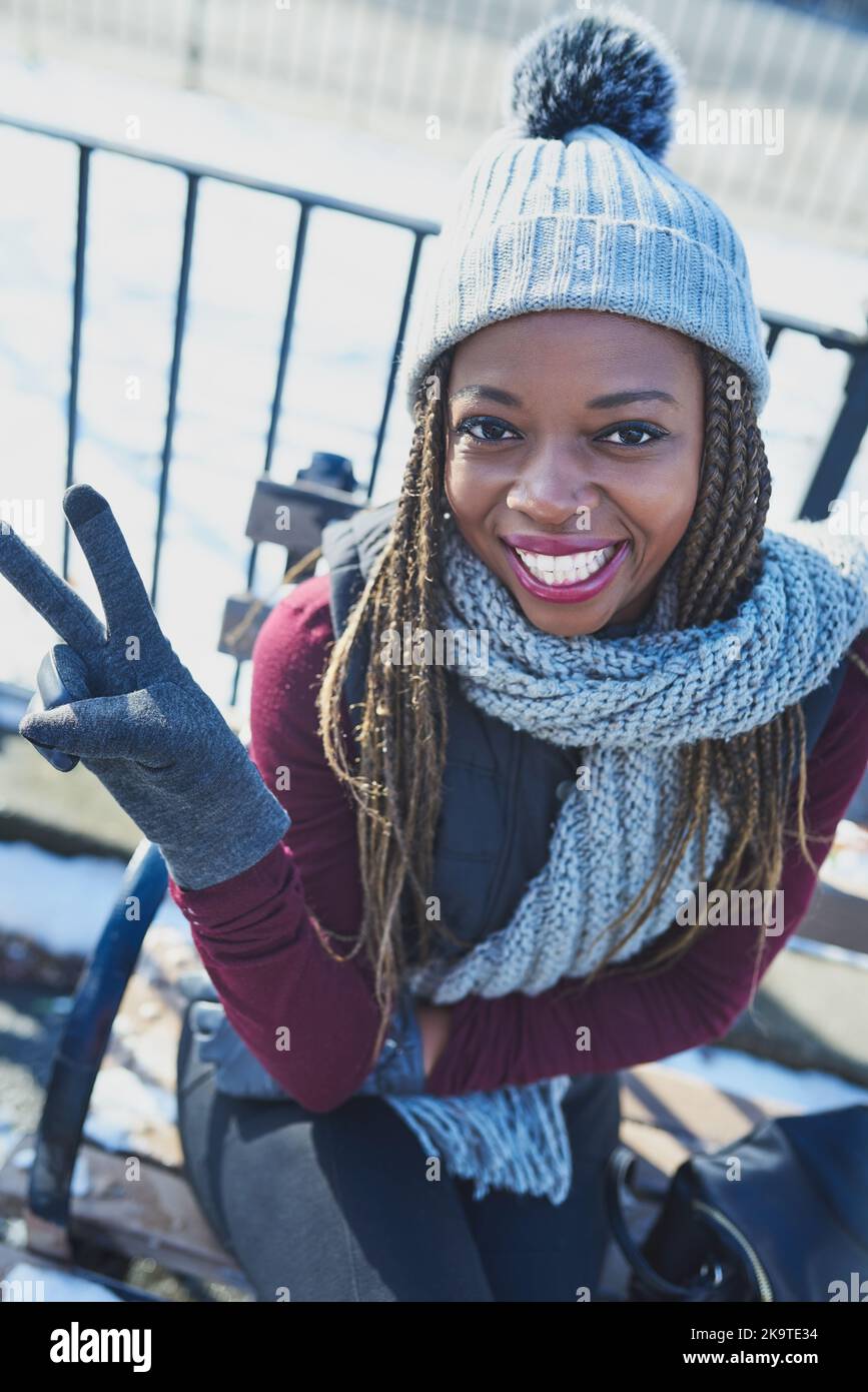 Sign me up for winter anyway of the year. a beautiful young woman ...