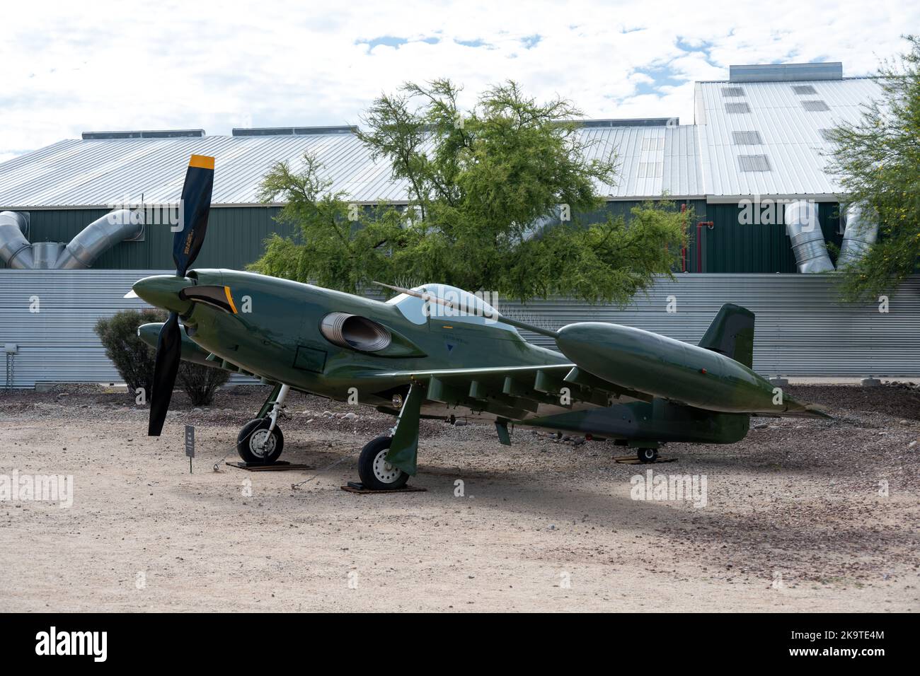 Piper PA-48 Enforcer close air support on display at the Pima Air and ...