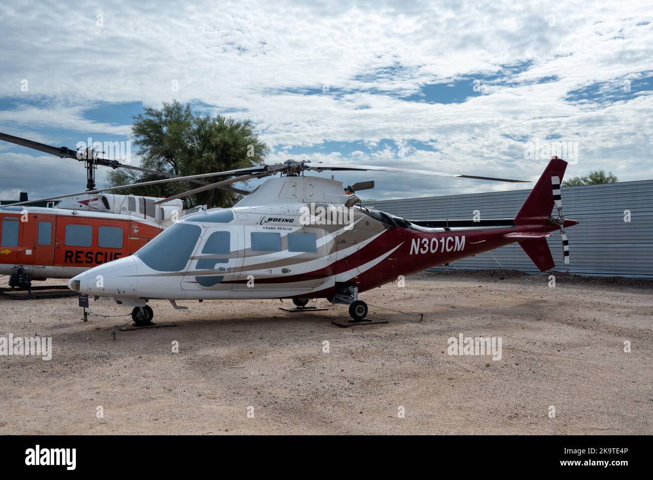 AgustaWestland AW109 helicopter on display at the Pima Air and Space ...