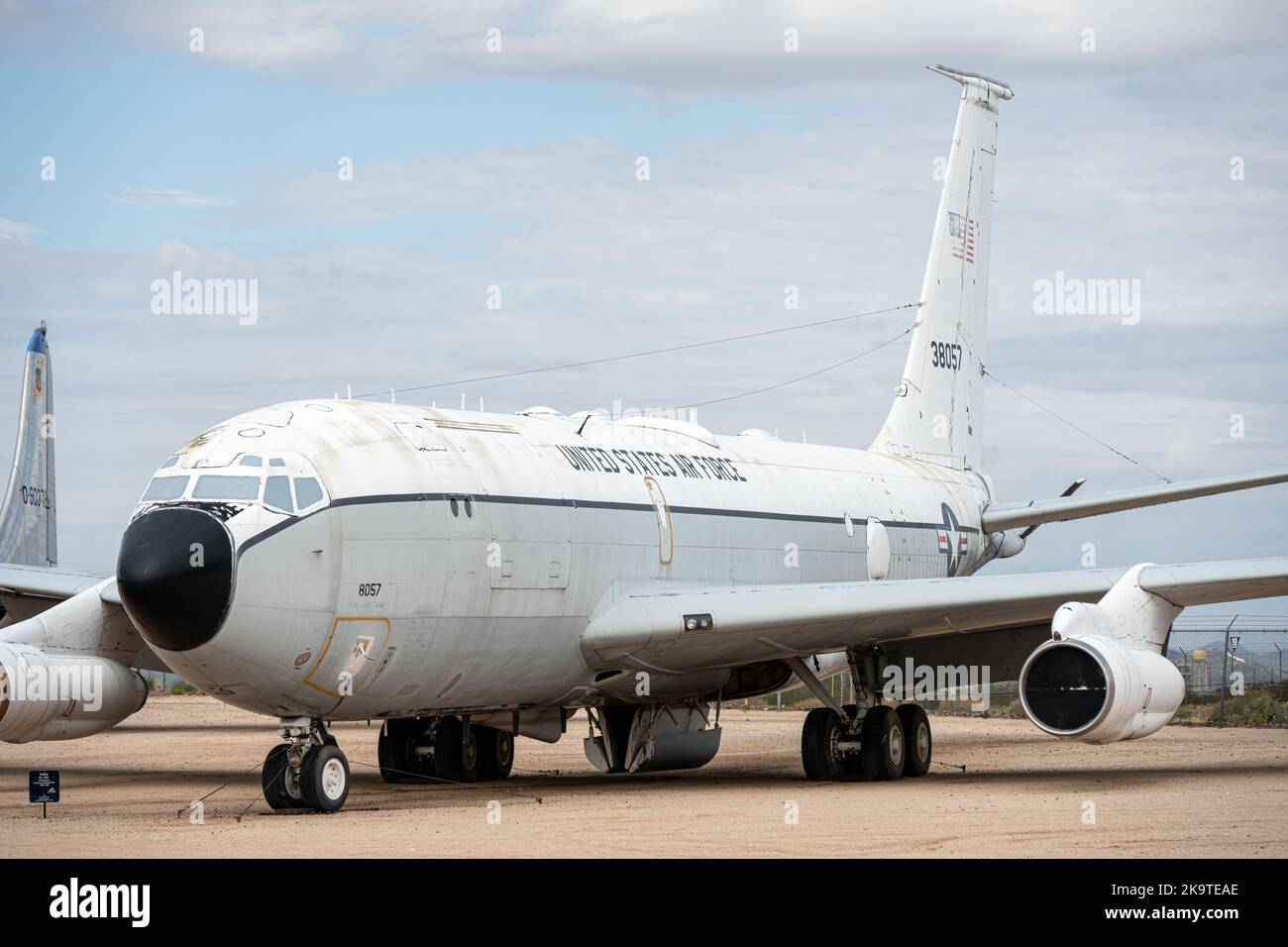 A Boeing KC-135 Stratotanker on display at the Pima Air and Space ...