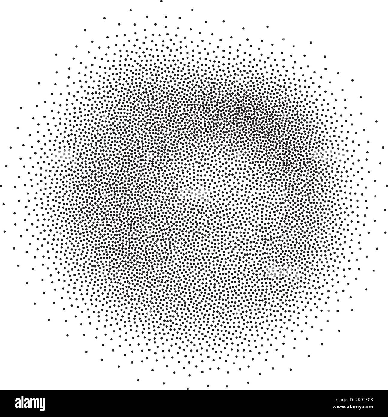 Abstract dotted design element. Blot of monochromatic dots Stock Vector ...