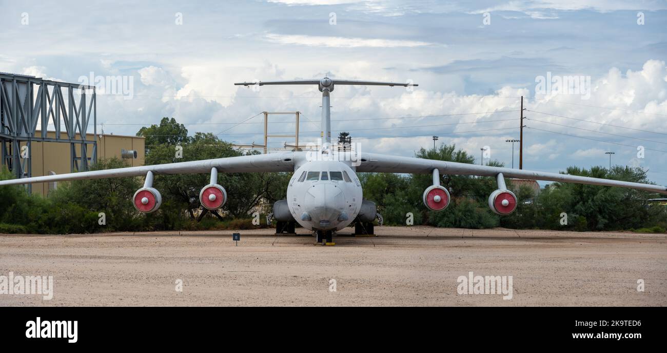 Lockheed C-141 Starlifter on display at the Pima Air and Space Museum ...