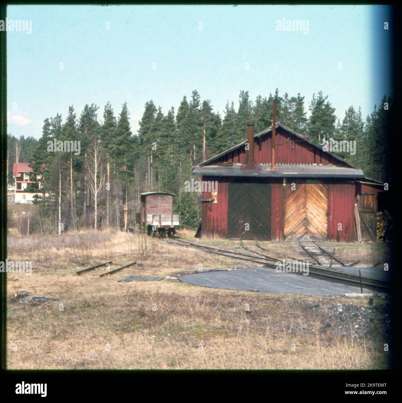 Dala - Ockelbo - Norrsundets Railway, Donj, Lokstall Stock Photo - Alamy