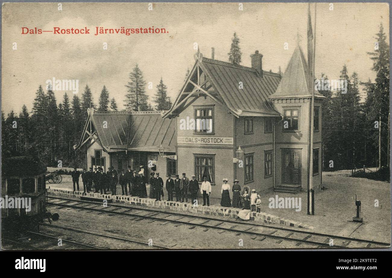 Dals Rostock Railway Station Stock Photo - Alamy