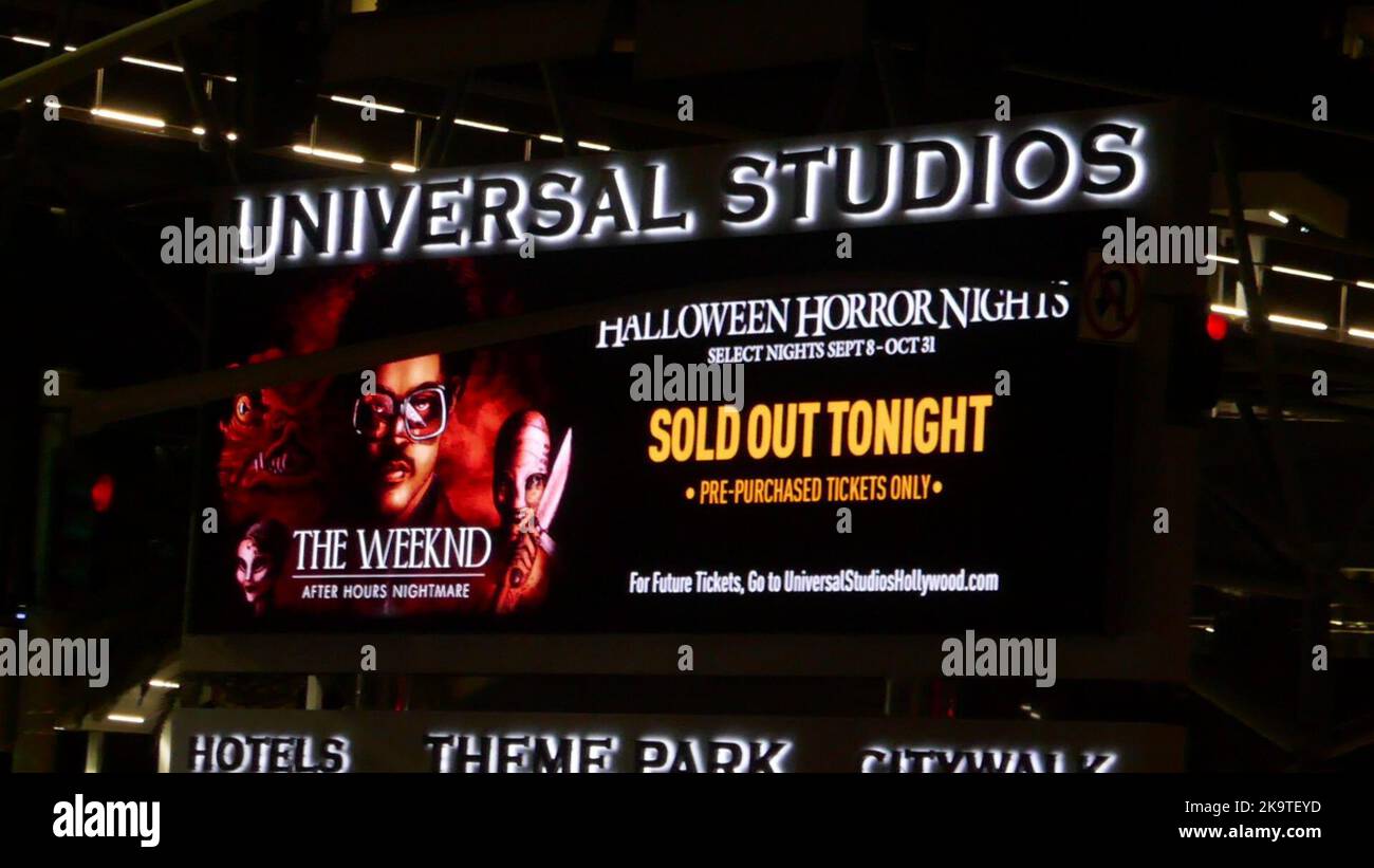 Universal City, California, USA 28th October 2022 A general view of ...