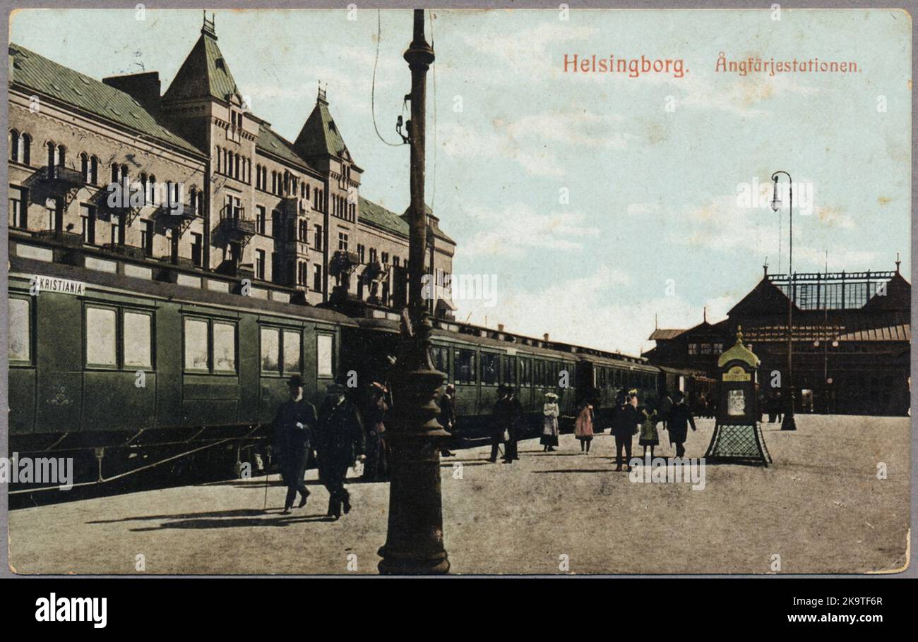 Helsingborg Ferry Station Stock Photo - Alamy