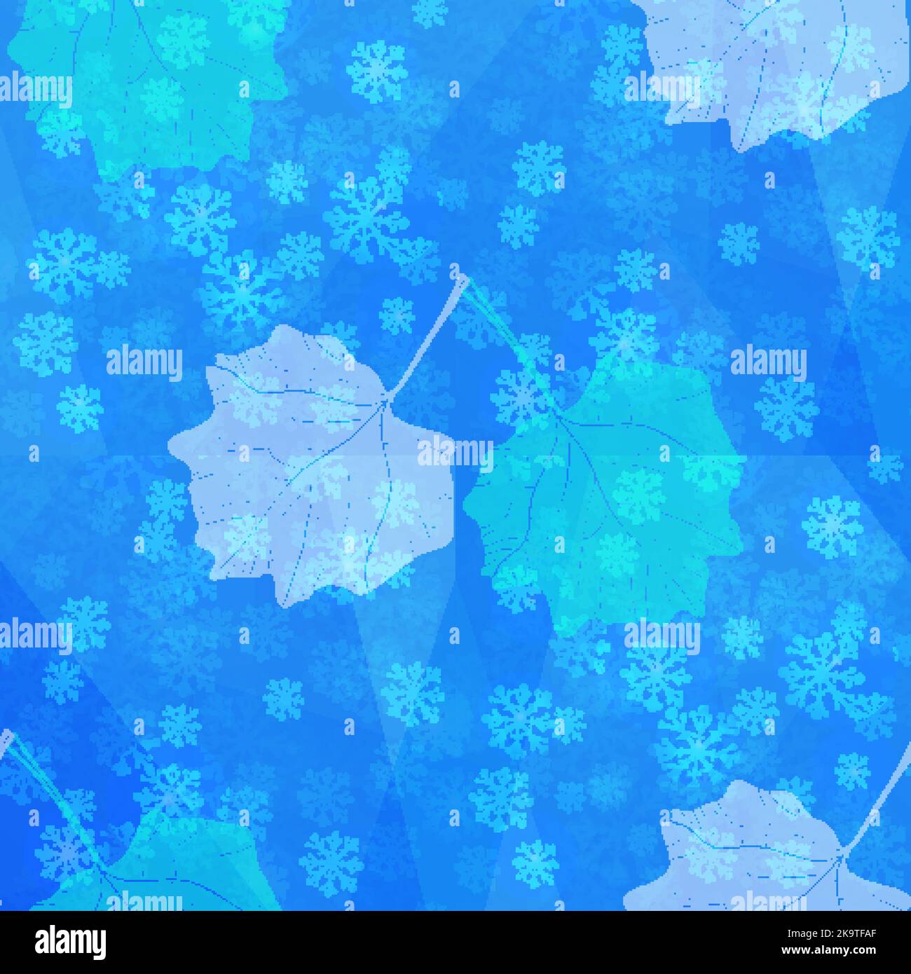 Blue stylized snowflake, vector illustration. Element for design Stock ...